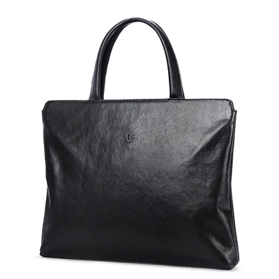 斐格商务横款牛皮休闲风手拿包包