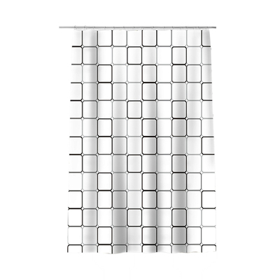 今然加厚PEVA环保抗菌浴室隔断帘