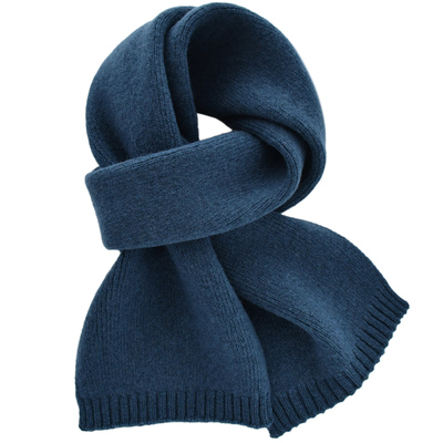 BUSYEGG蓝色系儿童纯羊毛围巾