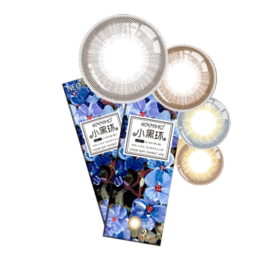 韩国NEO小黑环日抛美瞳10片*3彩色隐形眼镜水润清透小黑环pro