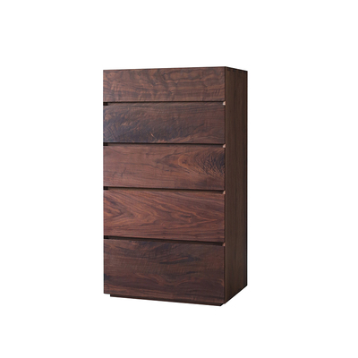 朴室黑胡桃木侘寂风实木斗柜简约