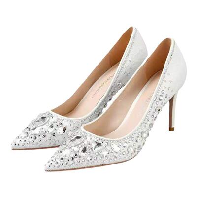 蕾丝女鞋诺贝达单鞋时尚蕾丝