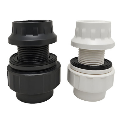 无管件鱼缸铺沙加高上下水接头