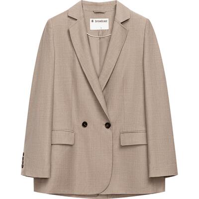 播100%羊毛西装外套商场同款