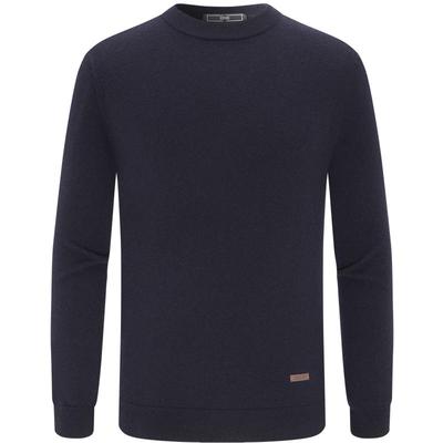 【羊毛羊绒】EMZ鄂尔多斯25秋冬新款男士抑菌休闲圆领针织衫毛衣