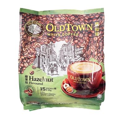 马来西亚oldtown旧街场白咖啡港式奶茶拉茶榛果味三合一速溶咖啡