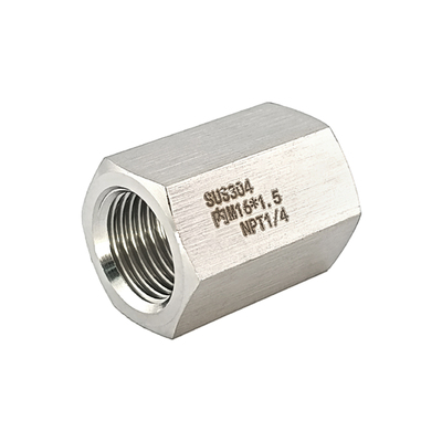 内M16X1.5-内NPT1/4螺纹转换接头