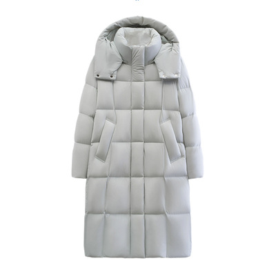 雅鹿冬季防风加厚保暖女中长羽绒