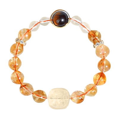 【富九州】与卿珠宝黄水晶手链