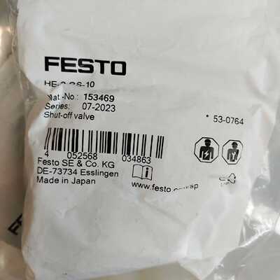 询价-FESTO费斯托截止阀HE-2-QS-10 153469