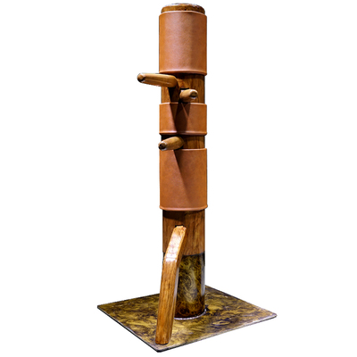 咏春榆木木人桩全尺寸无拼接