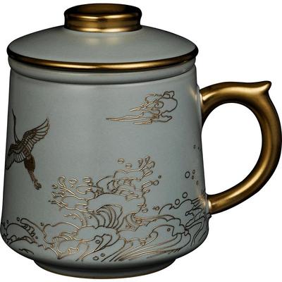 容山堂天青汝窑茶杯办公室水杯