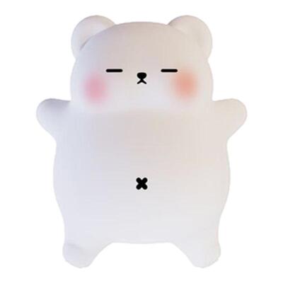 呼噜熊宝小夜灯硅胶卧室儿童睡眠婴儿喂奶哄睡助眠神器伴睡床头灯
