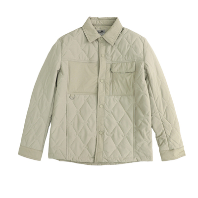 欧美单 vitage工装风 绵羊毛混纺科技棉 秋冬男士翻领棉服棉衣