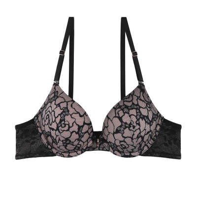 高级感玫瑰大花蕾丝文胸