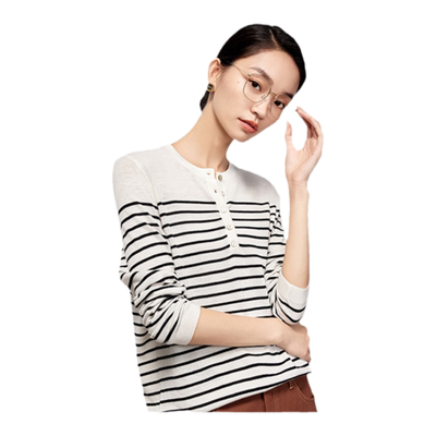 春秋新款绵羊毛针织衫