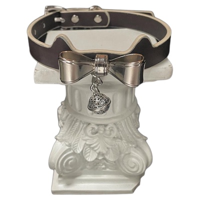 Aura Collar轻奢真皮choker项圈牵引绳原创亚文化温变女玫瑰颈圈