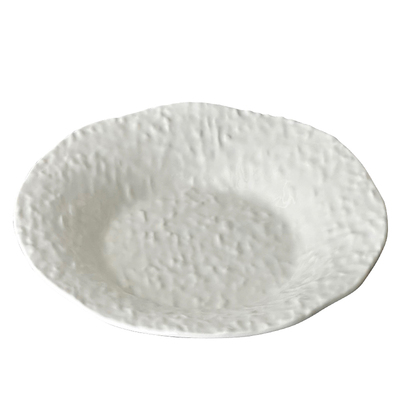 高颜值石纹陶瓷意面盘8寸草帽盘