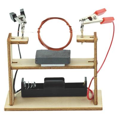 diy电动机旋转物理科技小制作