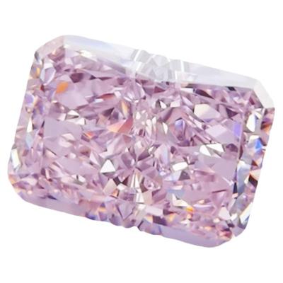 FANCY PINK彩宝淡粉彩钻雷迪恩冰花切割进口高碳钻璀璨未镶嵌裸石