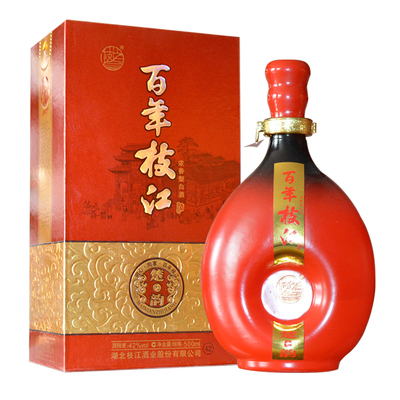 百年枝江酒楚韵42度浓香型白酒