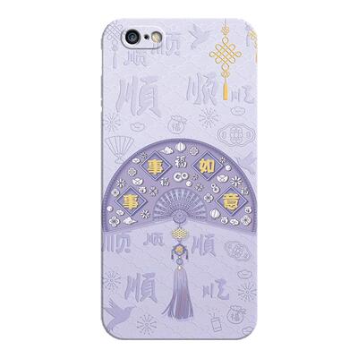 适用苹果6splus手机壳送挂绳