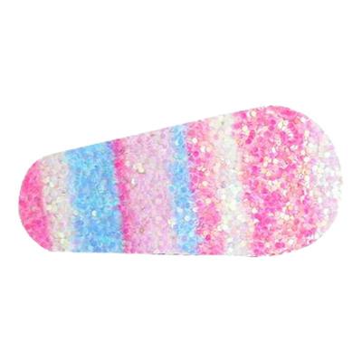 亮片发夹女心彩虹渐变泫雅风bb夹