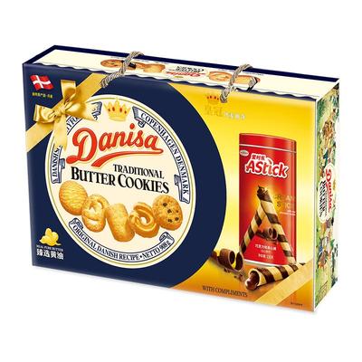 皇冠丹麦曲奇进口年货送礼饼干