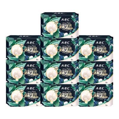 ABC卫生巾丝享棉夜用290组合整箱