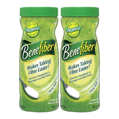 澳大利亚直邮Benefiber膳食纤维粉无糖低热量健康肠道261g*2瓶