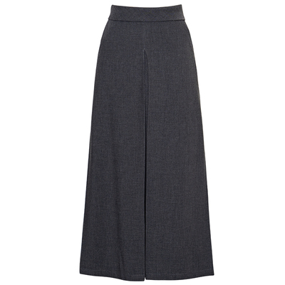 罗衣气质通勤纯色百搭修身半身裙