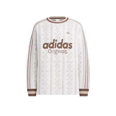 【自营】adidas originals 男女款简约舒适美观长袖针织衫 KS5956