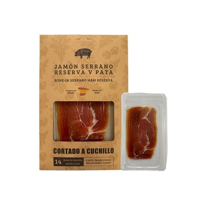 西班牙塞拉诺火腿切片早餐三明治火腿片火腿开袋即食50g风干生吃