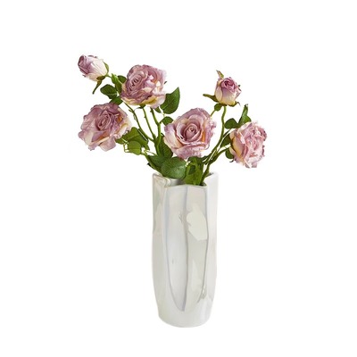 MOLALUNA曲面轻奢陶瓷插花瓶