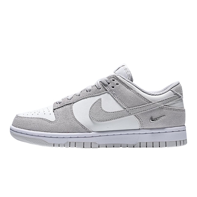 Nike耐克女鞋新款DUNK 灰白撞色复古双钩运动休闲板鞋IO4244-105