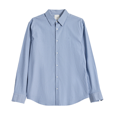 CalvinKlein条纹衬衫长袖衬衣男