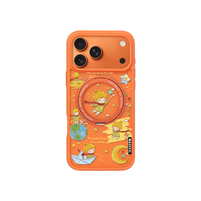 MASFEIL × 小王子旅行适用苹果17promax手机壳iPhone17pro新款带支架ip17全包Fo5磁吸支点网红高级感保护套