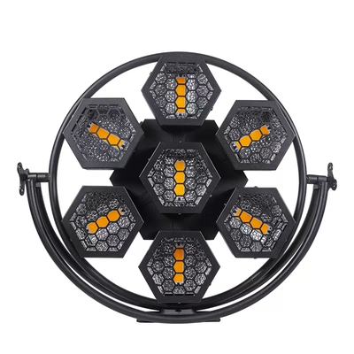 LED7颗复古面光灯RGBW