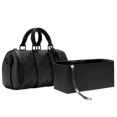 醋酸绸缎 适用于LV keepall25黑武士内胆包nano内衬袋35轻薄city