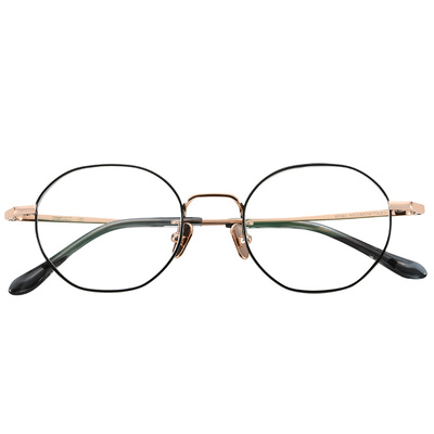 复古超轻钛架近视韩版高度眼镜框