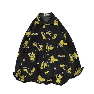 男士夏季韩版宽松短袖衬衫