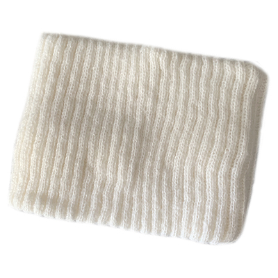 haerin姜海粼同款白色毛线厚发带