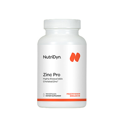 NutriDyn 螯合锌胶囊 Zinc Pro 180粒/瓶临期