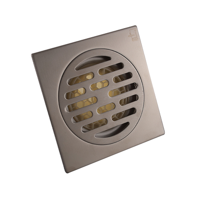 潜水艇地漏面板12x12cm不锈钢