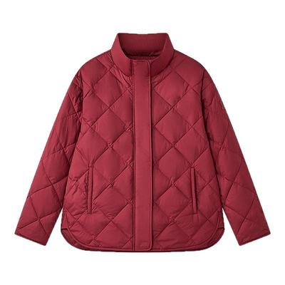 【轻盈白鹅绒】Laurel劳芮26春新款菱格绗缝羽绒服LWL371L00200