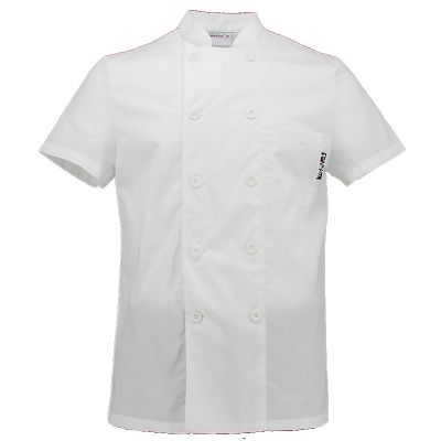短袖夏季西餐厅薄款厨师工作服