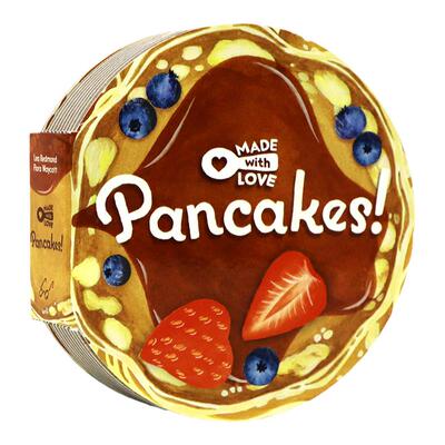 异形书 美味的班戟 英文原版绘本 Made With Love Pancakes!  美食主题食谱烹饪儿童趣味纸板书畅销书作者Lea Redmond