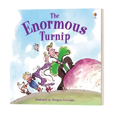 英文原版 The Enormous Turnip 拔萝卜 绘本 儿童故事桥梁图书 英文版 进口英语原版书籍