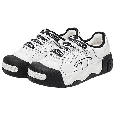 Champion冠军板鞋膨膨厚底面包鞋