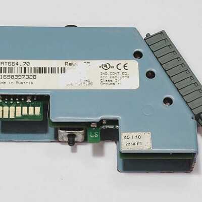 B&R 7AT664.70 4 输入模拟输入热电偶模块 B & R AT664 二手